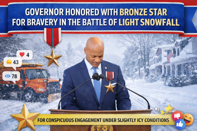 Governor Awarded Bronze Star for Valor in the Battle of Light Snowfall ...